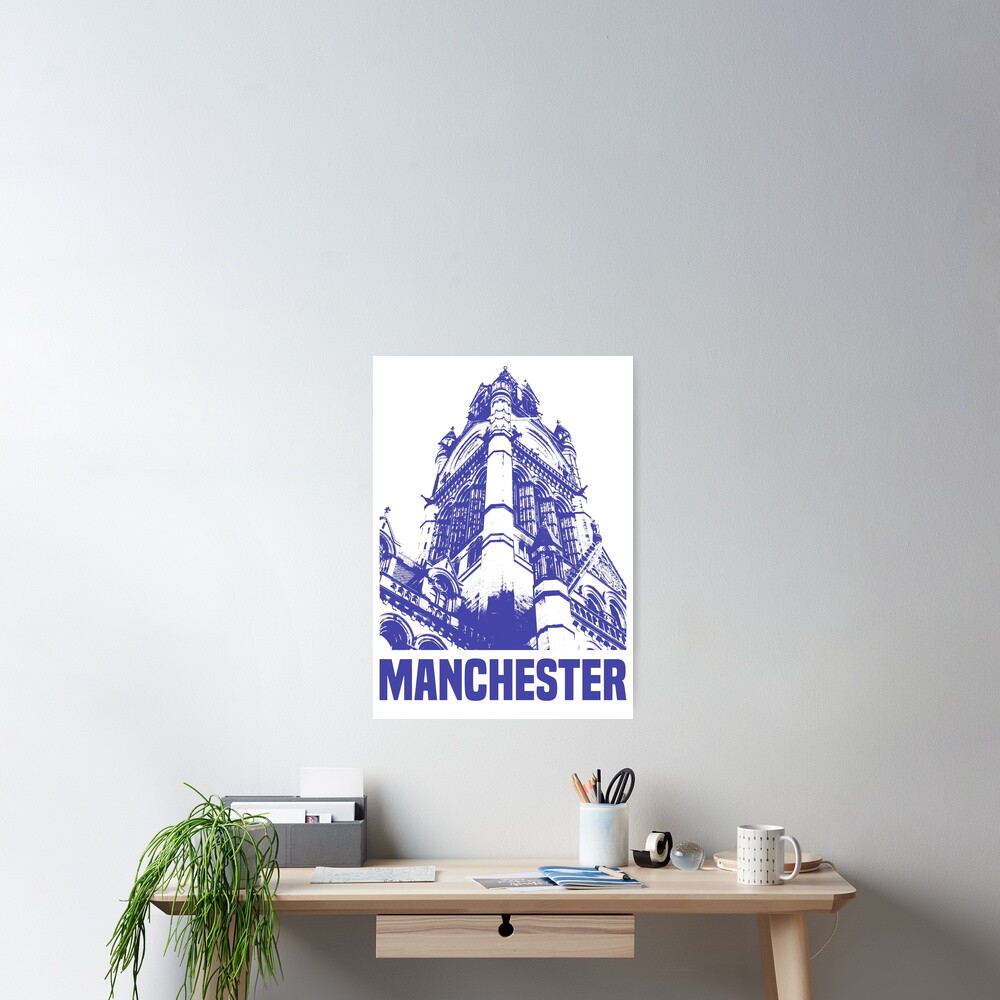 "Manchester" Poster for Sale by denvector | Redbubble