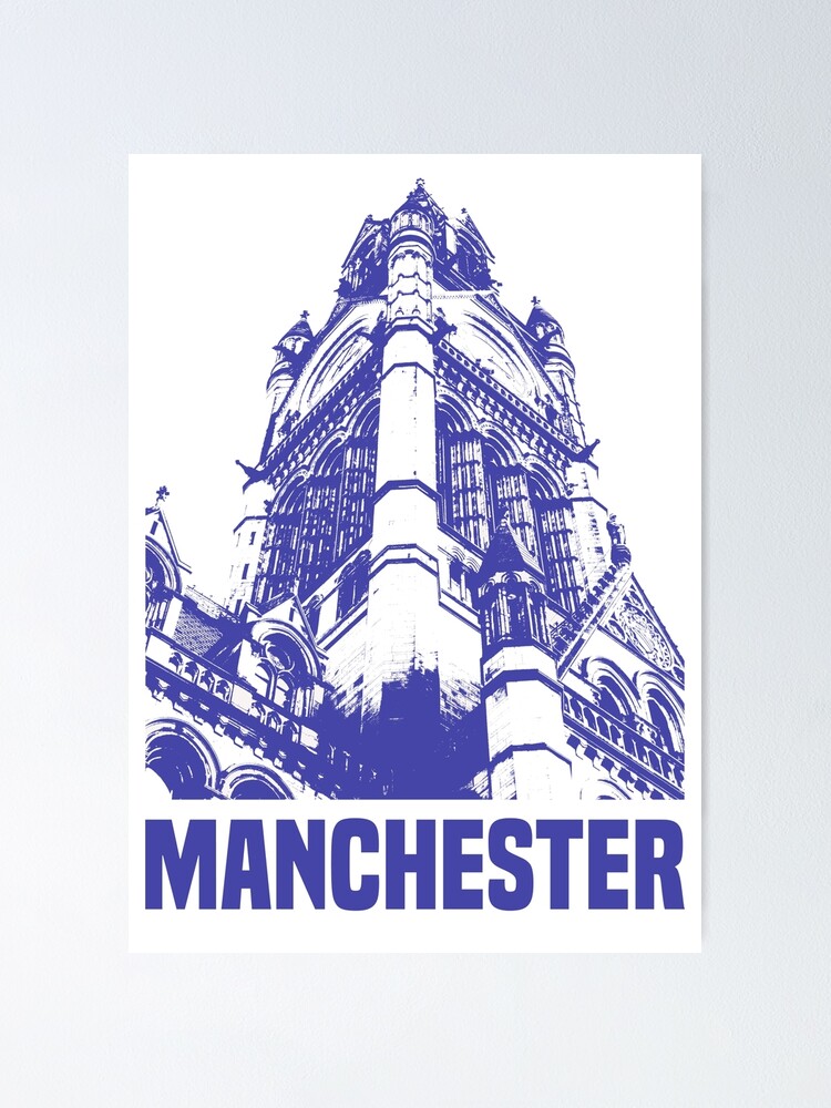 "Manchester" Poster for Sale by denvector | Redbubble