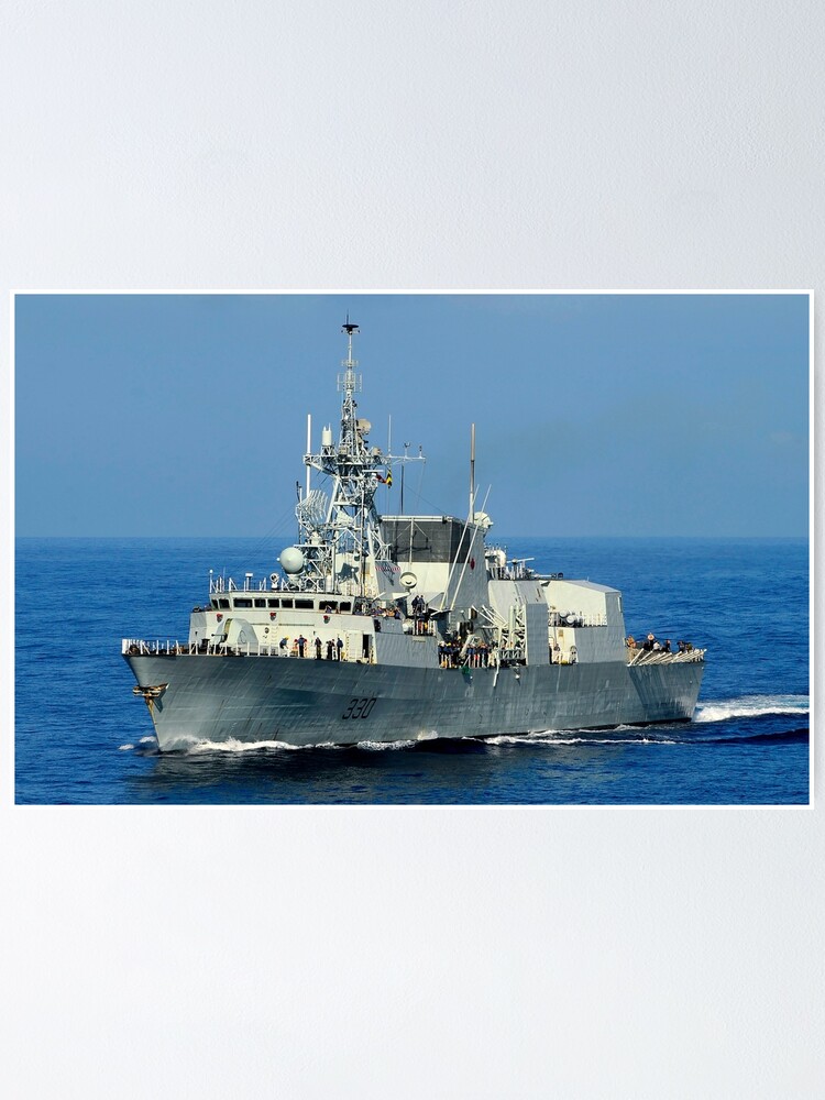 "The Canadian patrol frigate HMCS Halifax." Poster for Sale by ...