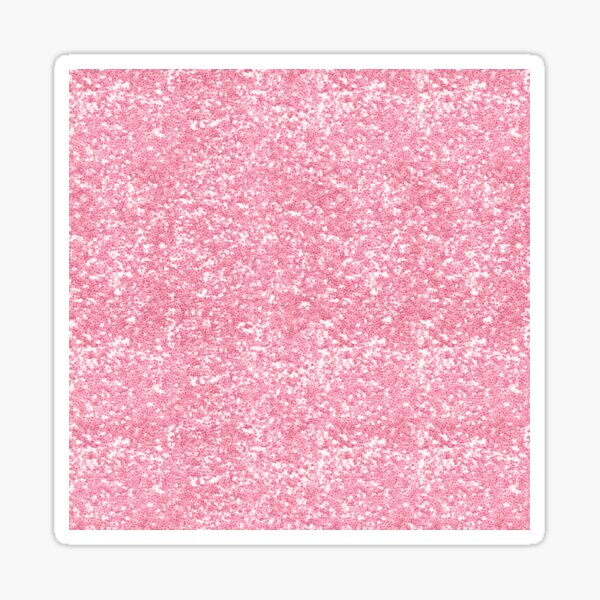 "Pastel Pink Glitter Shiny Bright Sparkly Rose" Sticker for Sale by ...