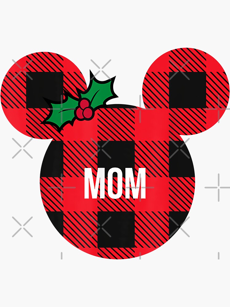 "Mouse MOM Holiday Family" Sticker for Sale by CristianShmith | Redbubble