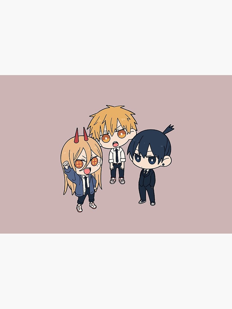 "chainsaw man team denji power aki sticker " Poster for Sale by lil ...