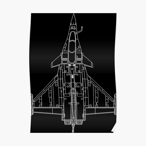 "The Dassault Rafale Model Design" Poster for Sale by avionbubble ...