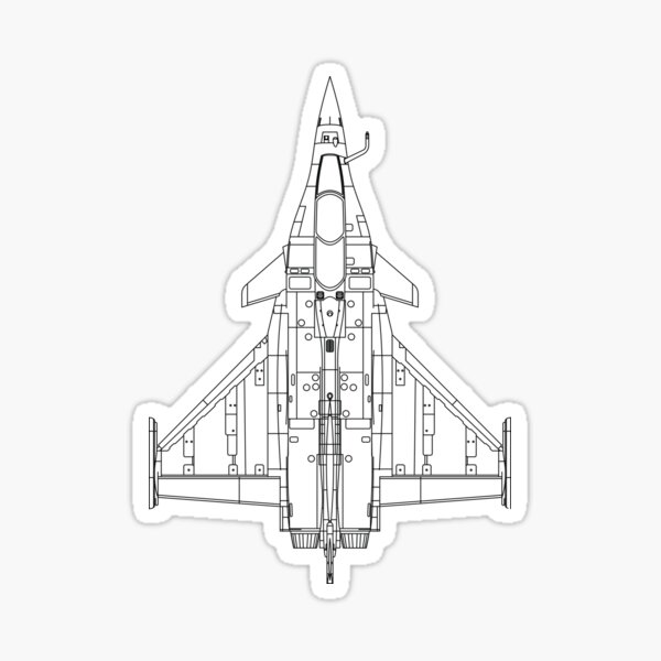 "The Dassault Rafale Model Design" Sticker for Sale by avionbubble ...