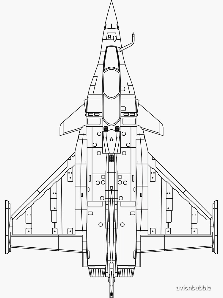 "The Dassault Rafale Model Design" Sticker for Sale by avionbubble ...