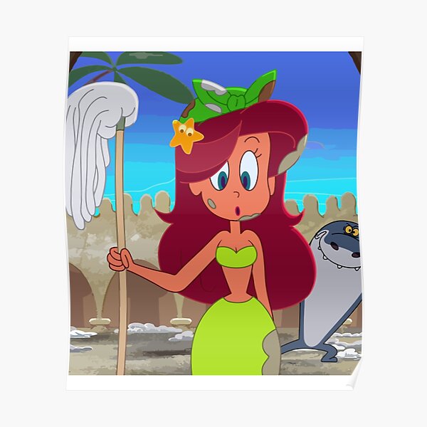 "Marina from Zig and sharko " Poster for Sale by OdetteLeArt | Redbubble