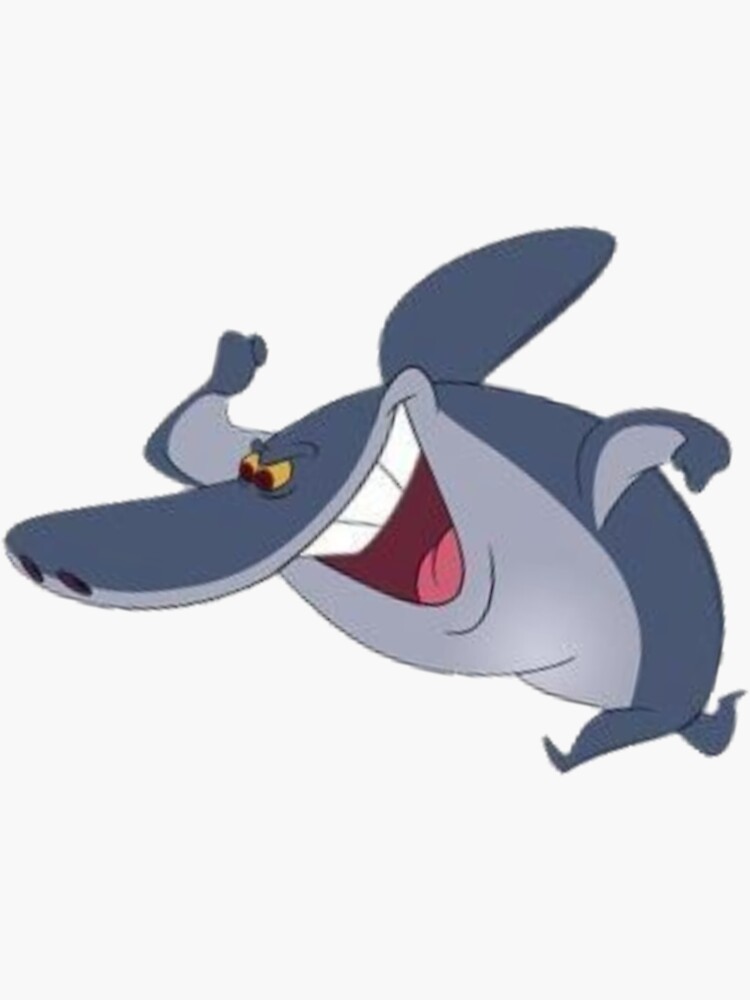 "Real Zig and Sharko " Sticker for Sale by OdetteLeArt | Redbubble