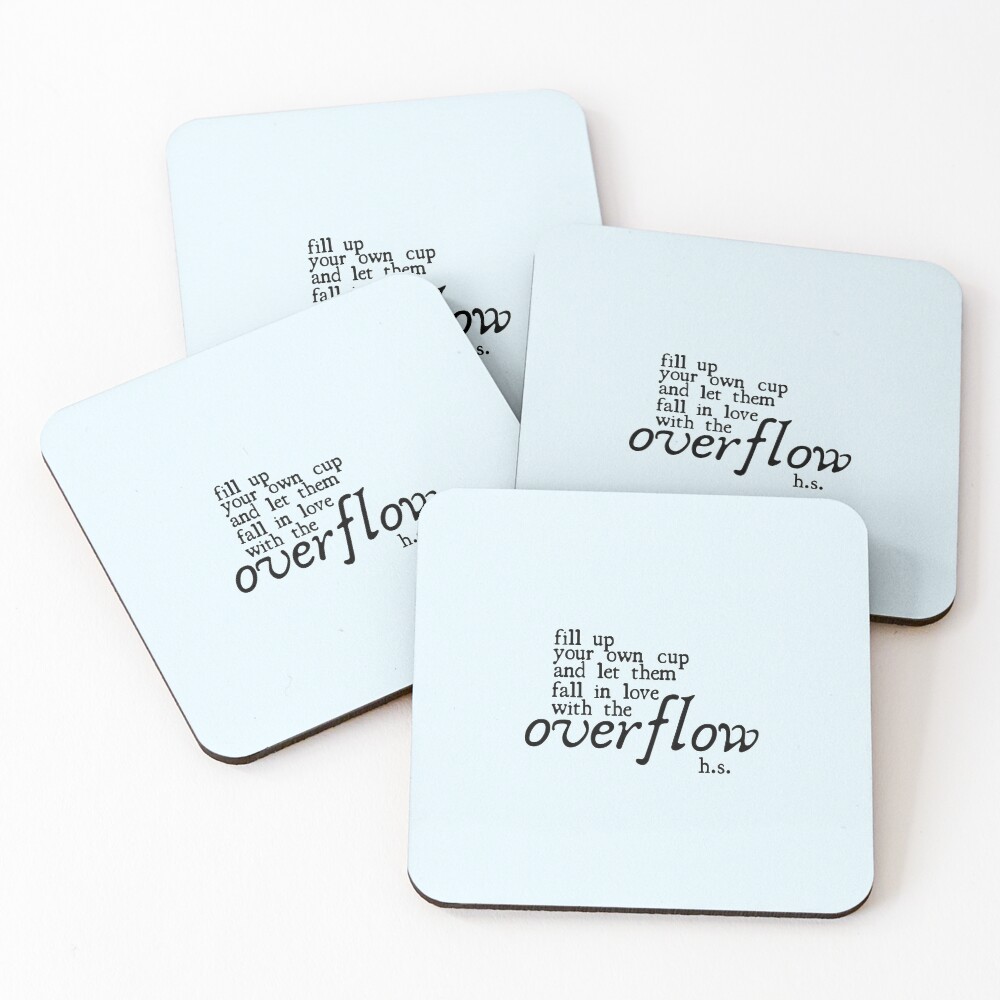"Fall in Love with the Overflow" Sticker for Sale by Bwaystickers ...