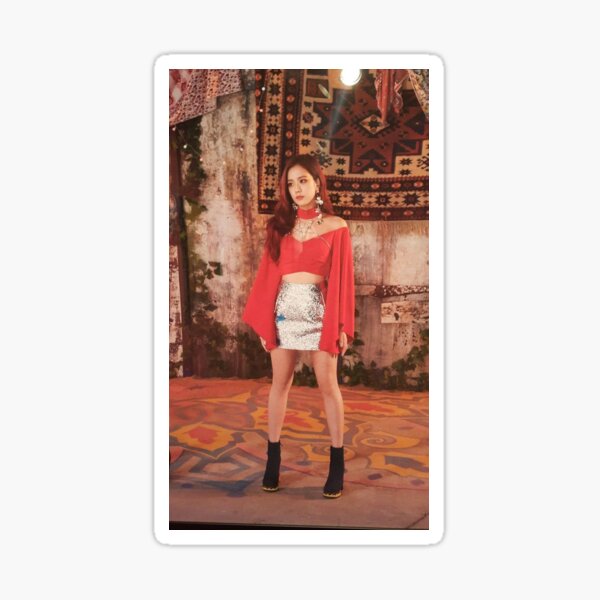 Black Pink Jennie Stickers | Redbubble