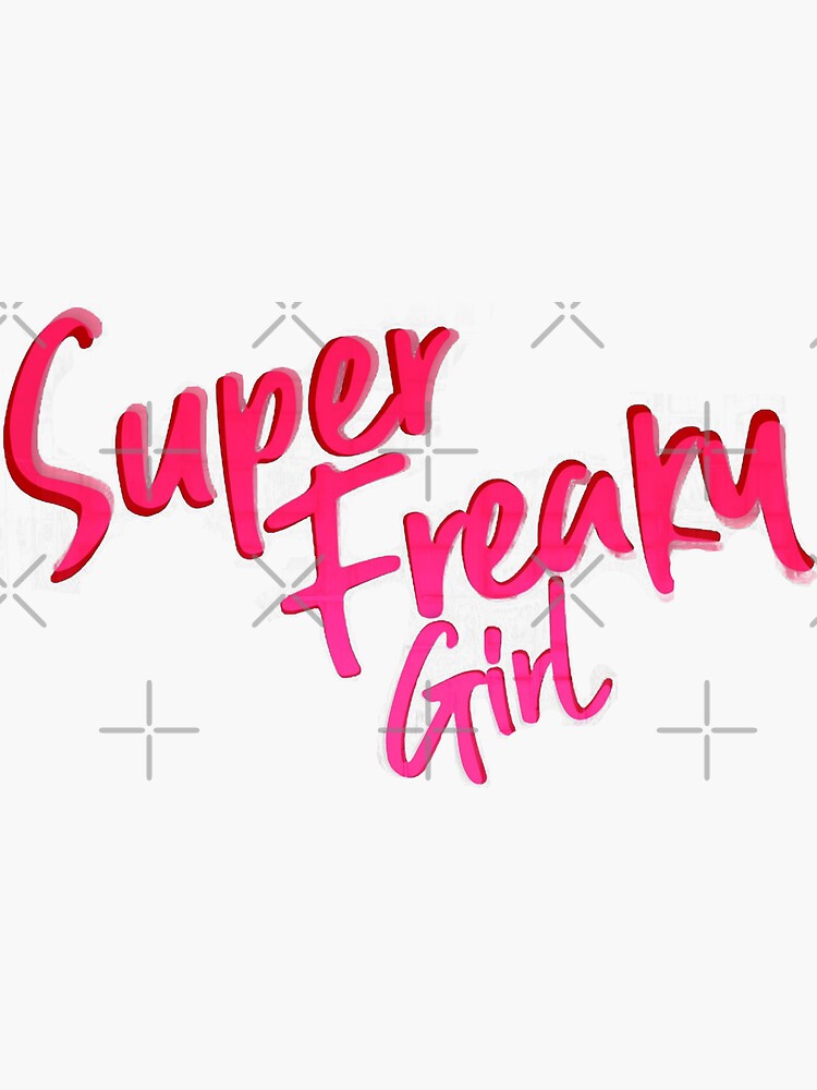 "Super Freaky Girl Nicki Minaj" Sticker for Sale by Theblackleo | Redbubble