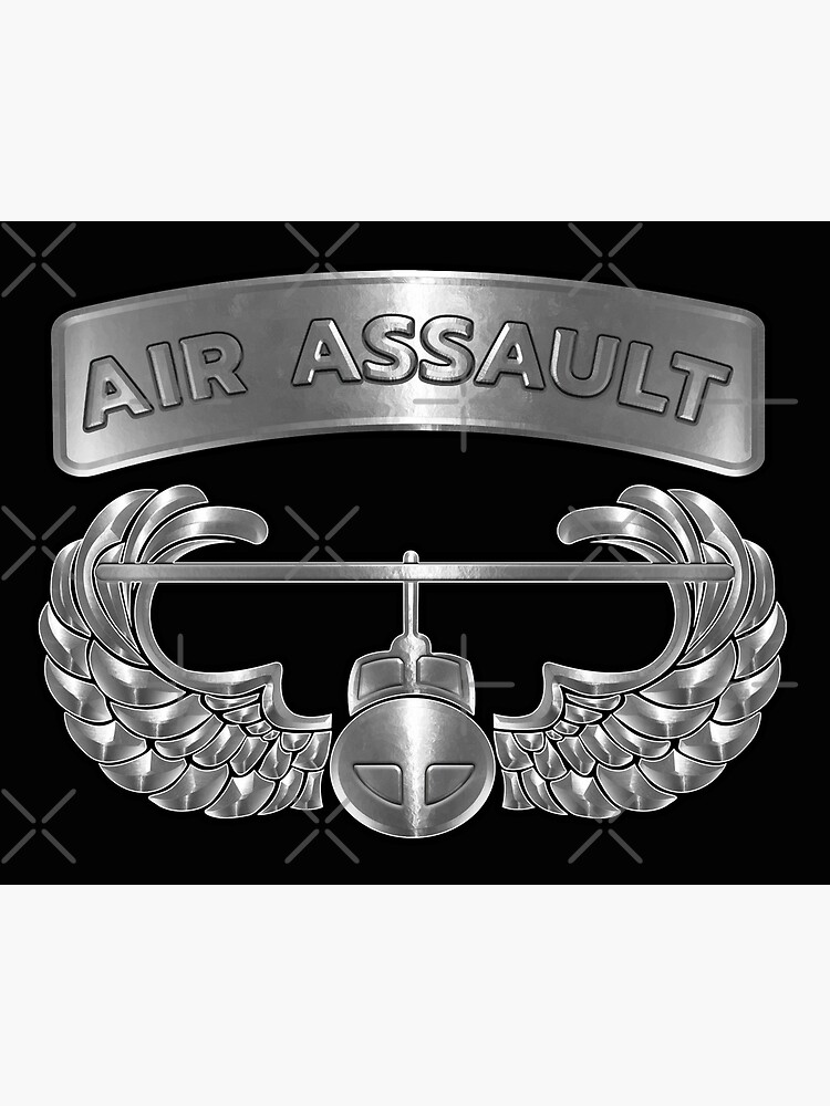 Air Assault Badge Poster For Sale By Soldieralways Redbubble