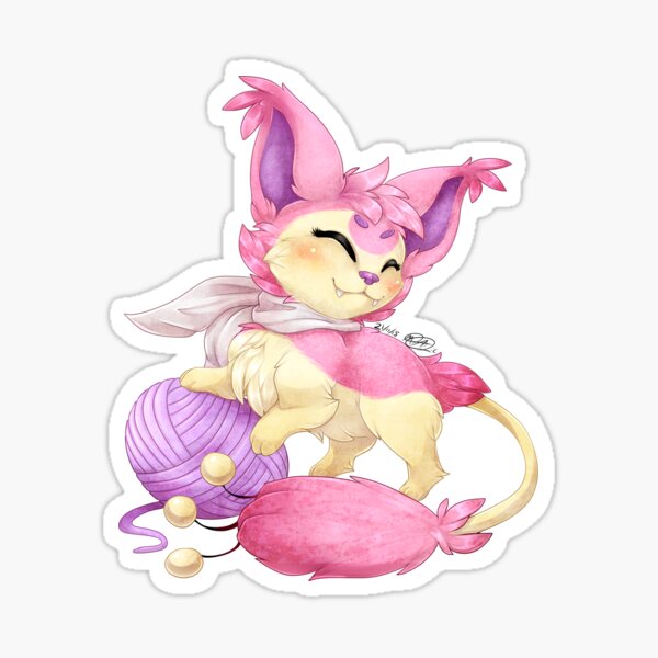 "Skitty" Sticker by MATicDesigns | Redbubble