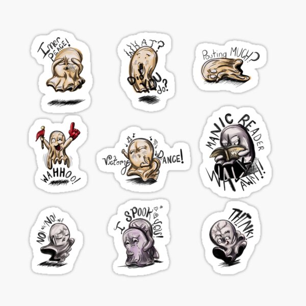 "Spooky Fun sticker sheet" Sticker for Sale by CreationsbyLD | Redbubble