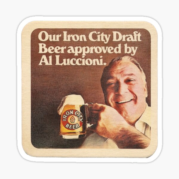 "Iron City Beer "Al Approved" Retro Defunct Breweriana" Sticker for ...