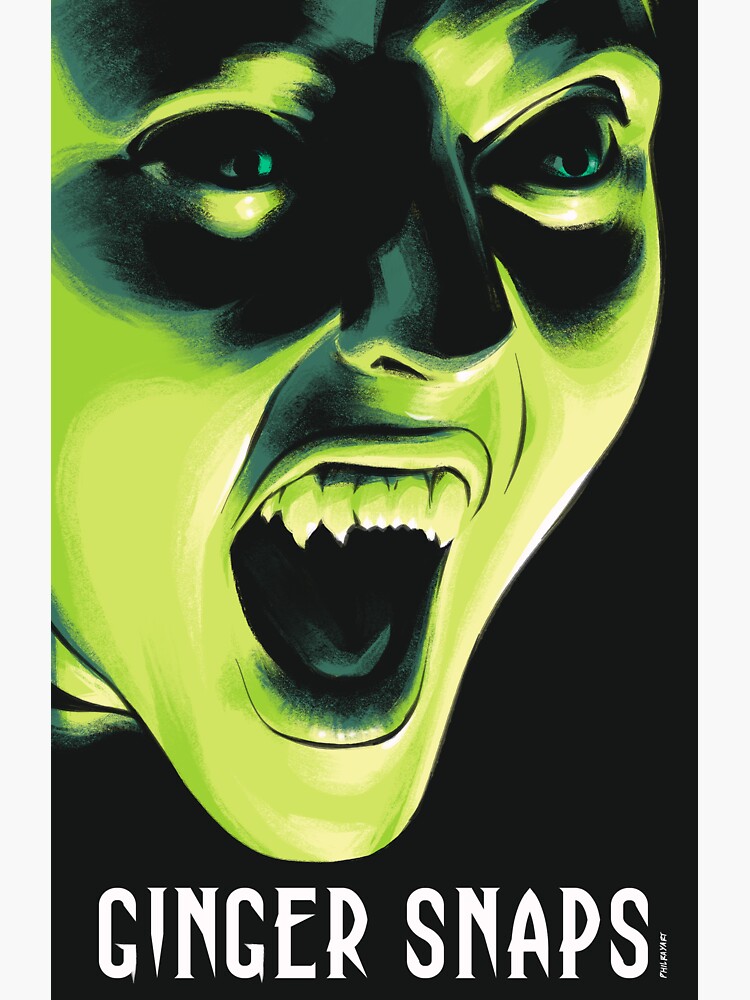 "Ginger Snaps Variant Movie Art" Sticker for Sale by PhilRayArt | Redbubble