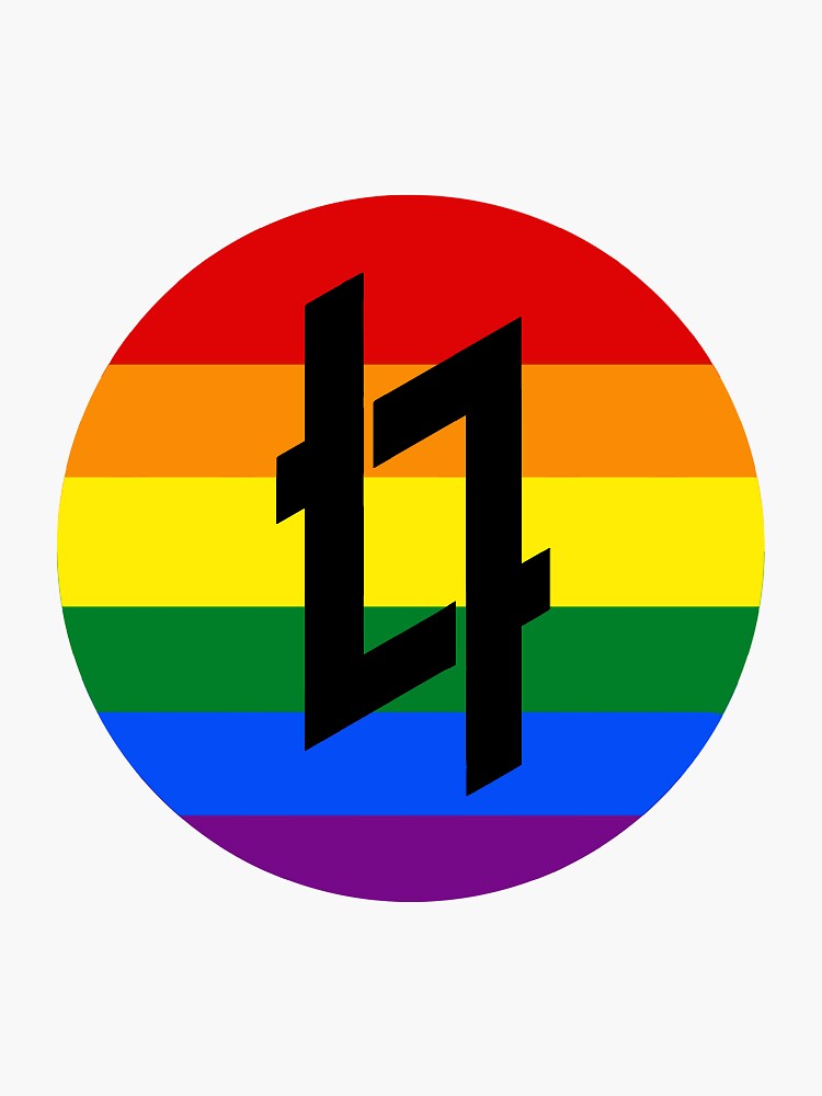 "Rainbow E'Last Logo" Sticker for Sale by Rain6458 | Redbubble