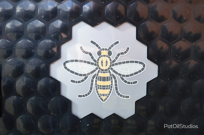 "The Official Manchester Bee" by PotOilStudios | Redbubble