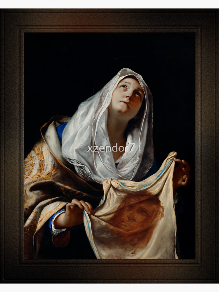 "Saint Veronica With The Veil by Mattia Preti Remastered Xzendor7 ...