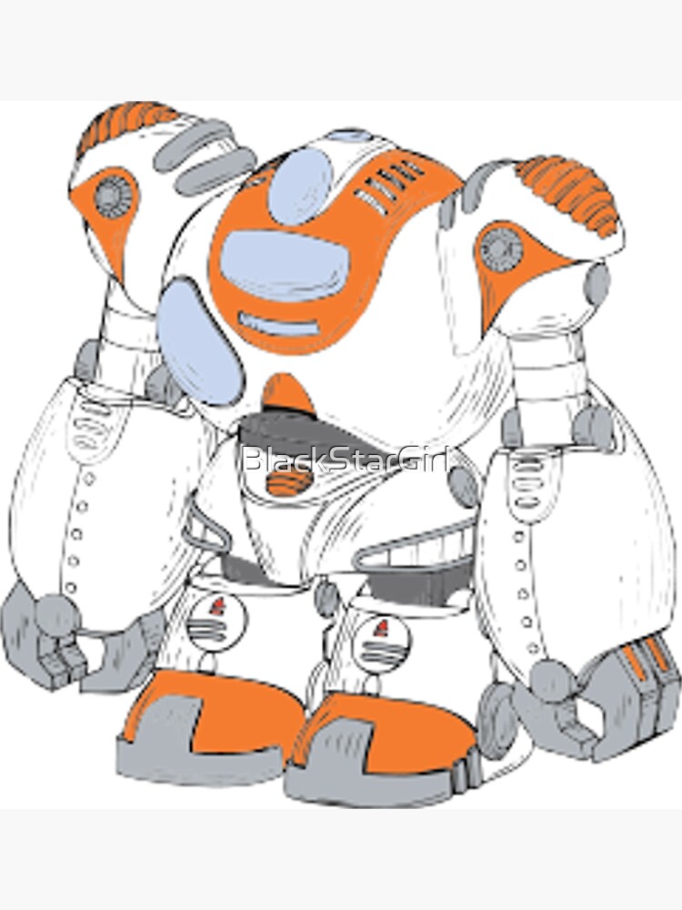 "Battle Bot" Sticker by BlackStarGirl | Redbubble