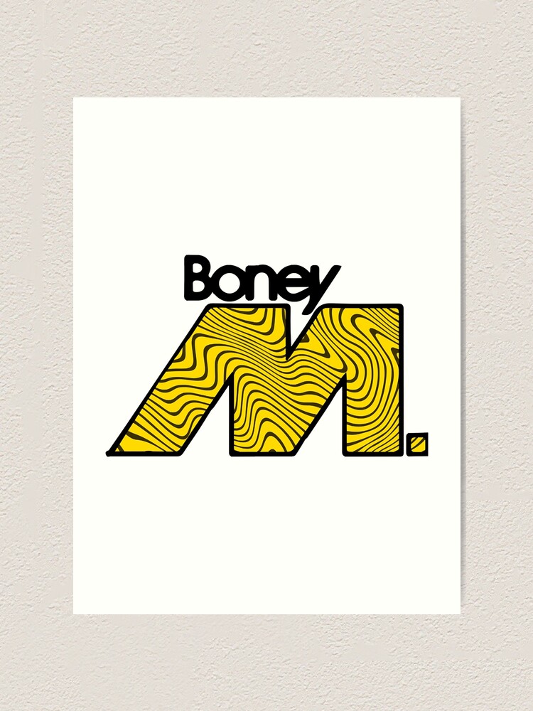 "Boney M. Logo" Art Print for Sale by pearlegf65 | Redbubble
