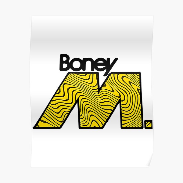 Póster «Logotipo de Boney M.» de pearlegf65 | Redbubble