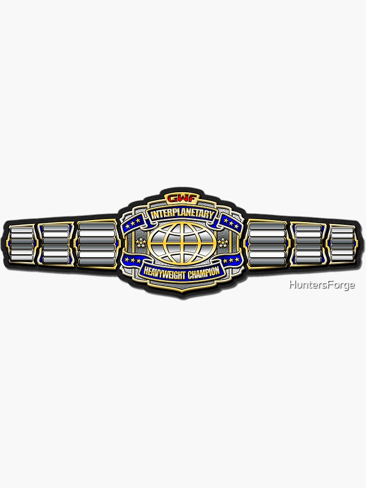 "GWF Interplanetary Heavyweight Championship" Sticker for Sale by ...