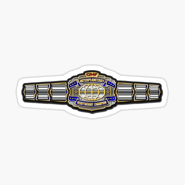 "GWF Interplanetary Heavyweight Championship" Sticker for Sale by ...