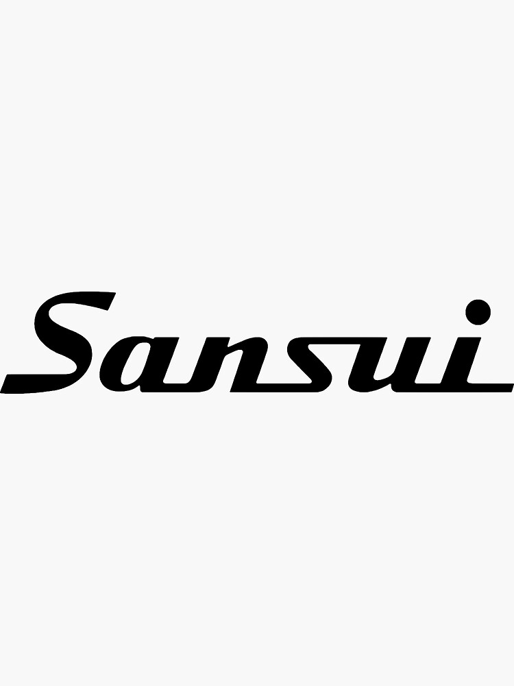 "Sansui vintage logo" Sticker for Sale by VVAgraphics | Redbubble