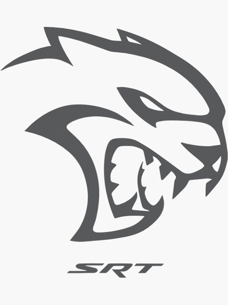 "Dodge Hellcat Logo" Sticker for Sale by boldbelfry111 | Redbubble