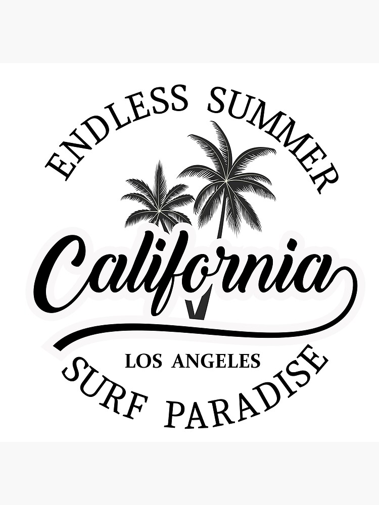 "Endless summer surf paradise" Poster for Sale by Designstoreline ...