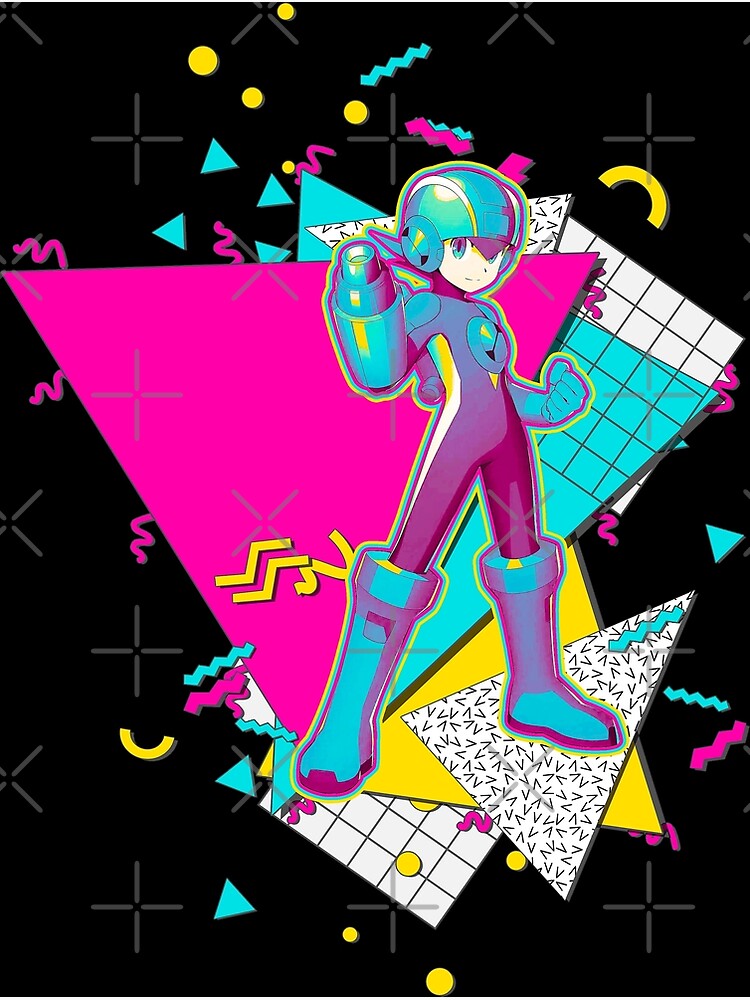 Póster «Megaman.EXE - Megaman Battle Network *diseño gráfico de los 90 ...