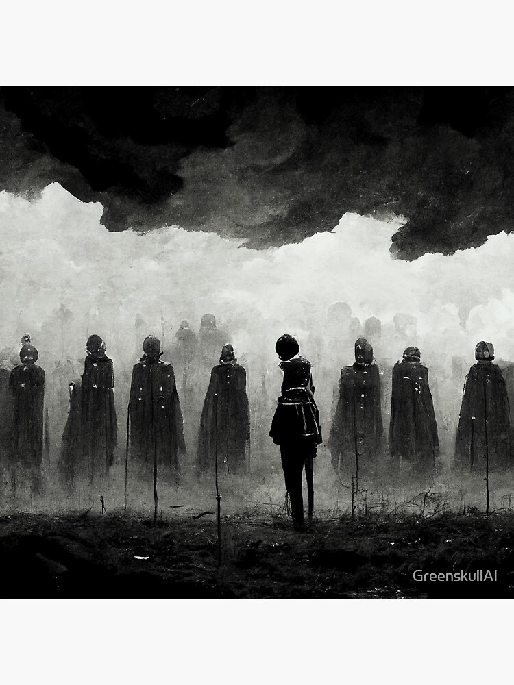 "To Join The Black Parade" Sticker for Sale by GreenskullAI | Redbubble