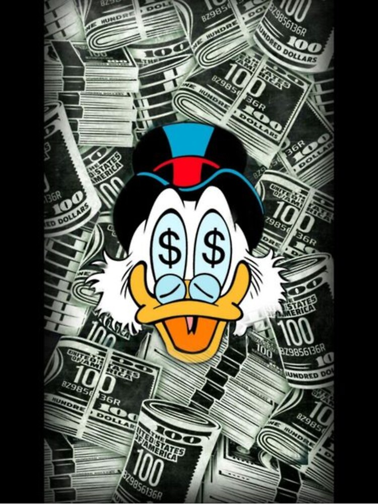 "Scrooge McDuck" Sticker for Sale by GEK-NERD | Redbubble