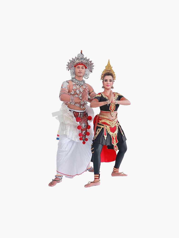 "Kandyan Dance Art T-Shirt in sri lanka " Sticker for Sale by Galary-of ...