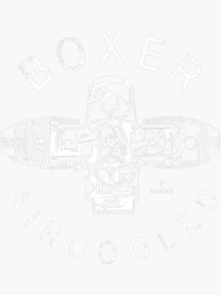"Boxer Engine Series R Motorcycle Boxer Engine Premium" Sticker for ...