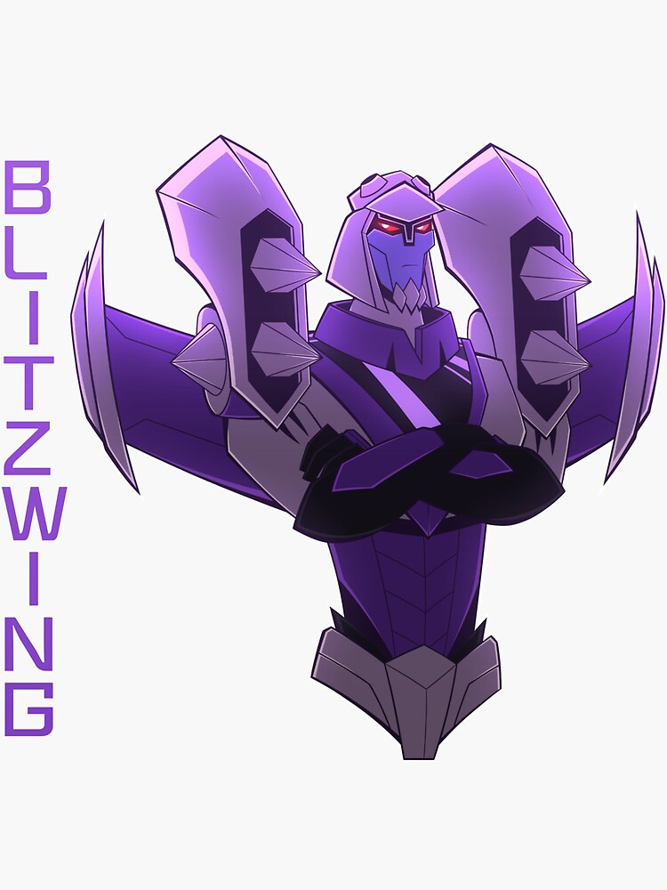 "Blitzwing" Sticker for Sale by T13RAdraws | Redbubble