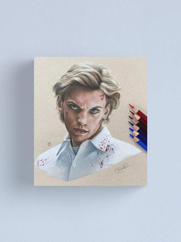 "Henry Creel 001 Drawing" Canvas Print for Sale by corlupus | Redbubble