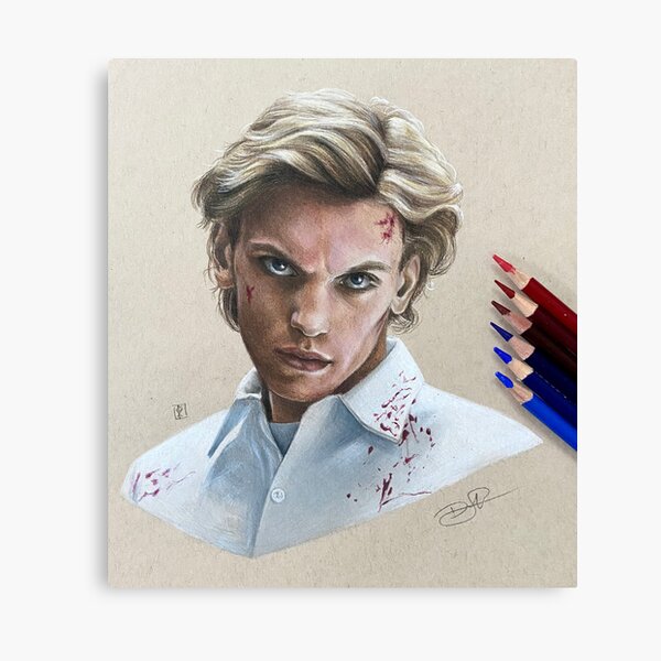 "Henry Creel 001 Drawing" Canvas Print for Sale by corlupus | Redbubble