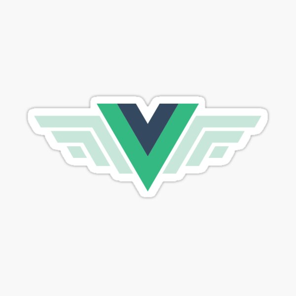 "Vue" Sticker by QUACKEN | Redbubble