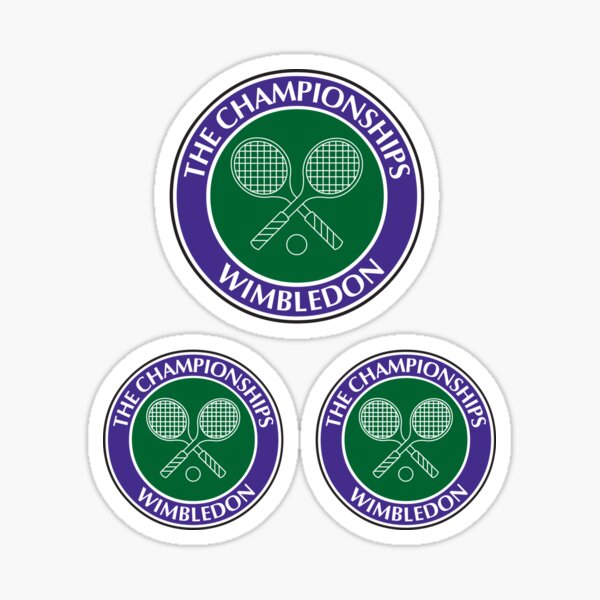 "WIMBLEDON-TENNIS STICKERS PACK " Sticker for Sale by Cotton4u | Redbubble