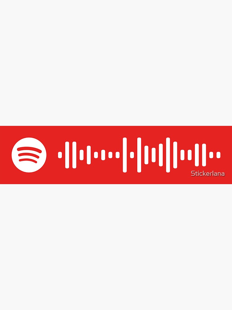 "Bts Spring Day Spotify Code -" Sticker for Sale by Stickerlana | Redbubble