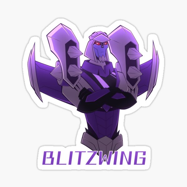 "Blitzwing" Sticker for Sale by T13RAdraws | Redbubble
