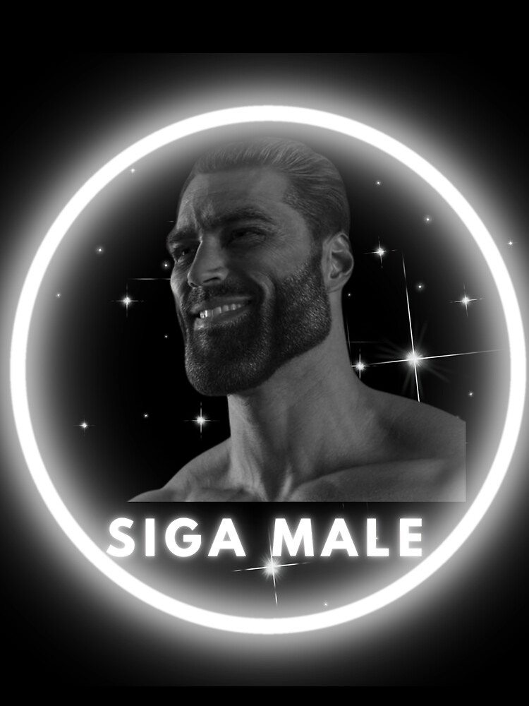 "Siga Male" Poster for Sale by Roti-Lal | Redbubble