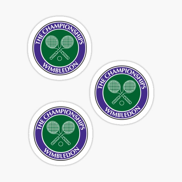 " WIMBLEDON-THE CHAMPIONS PACK " Sticker for Sale by Cotton4u | Redbubble