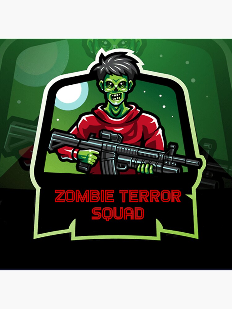 "Zombie Terror Squad logo" Sticker for Sale by Mr-Tester | Redbubble