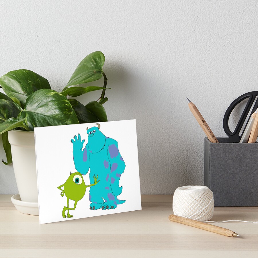 "Mike and Sully" Sticker for Sale by allegraravitz | Redbubble