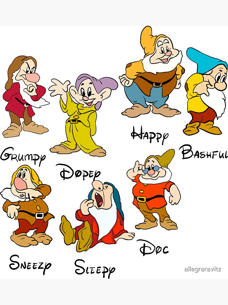"7 Dwarfs" Magnet for Sale by allegraravitz | Redbubble