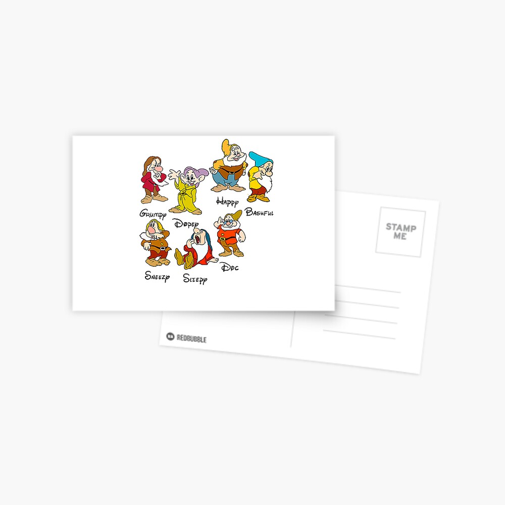 "7 Dwarfs" Sticker for Sale by allegraravitz | Redbubble