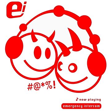 "Emergency Intercom Headphone Duo Logo" Sticker for Sale by fkaangel ...
