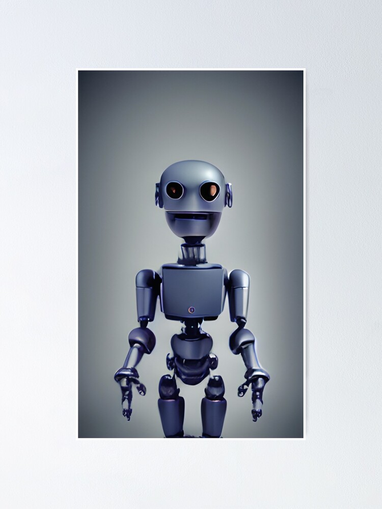 "Chippy Robot" Poster for Sale by InnerLayersArt | Redbubble